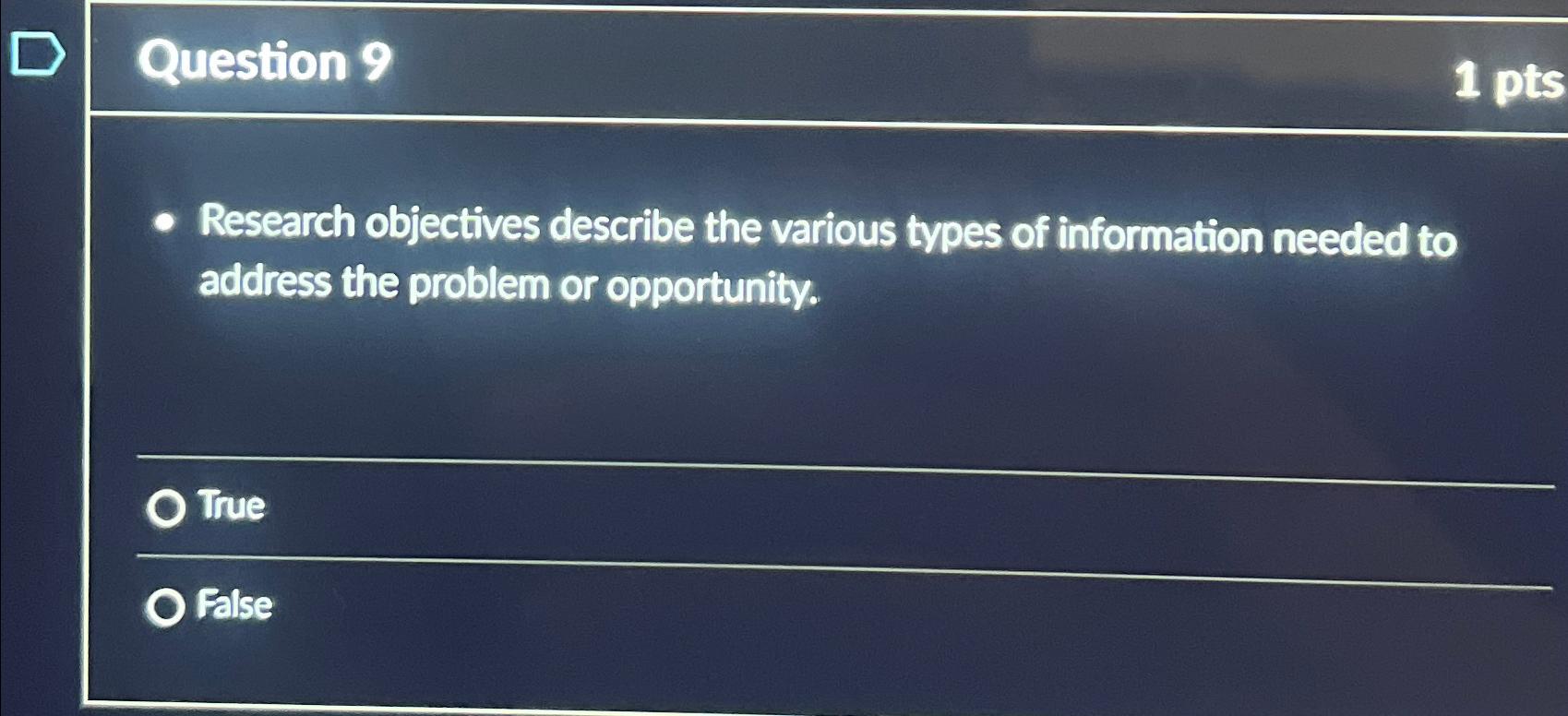 Solved Question 9Research objectives describe the various | Chegg.com