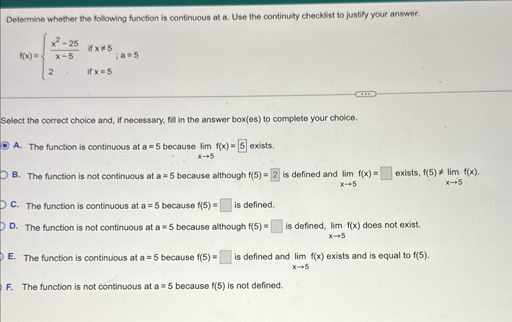Solved Determine whether the following function is | Chegg.com