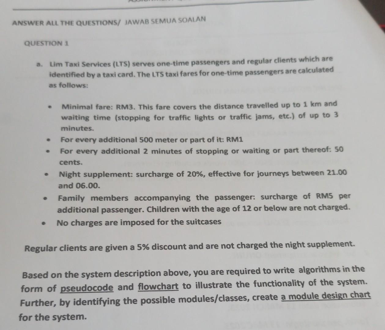 Solved can you create the module design chart for the system | Chegg.com