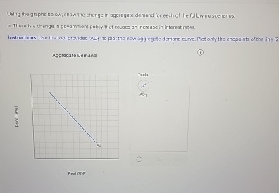 Solved Using the graphs below, show the change in aggregate | Chegg.com