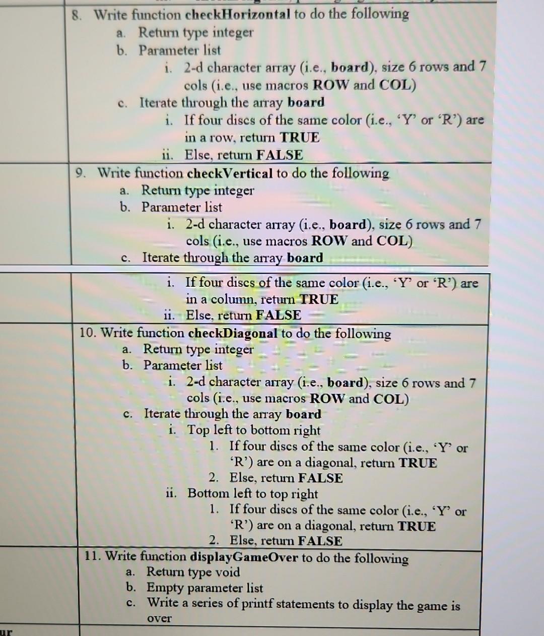 Solved Need some help updating this code for my Connect 4 | Chegg.com