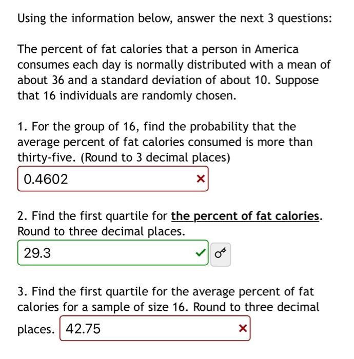 Solved Using the information below, answer the next 3 | Chegg.com
