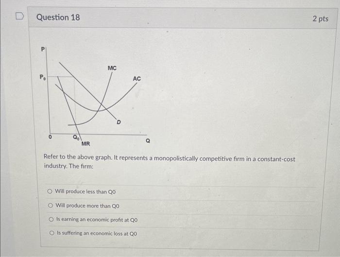 Solved In the long run an oligopoly: Will produce less than | Chegg.com