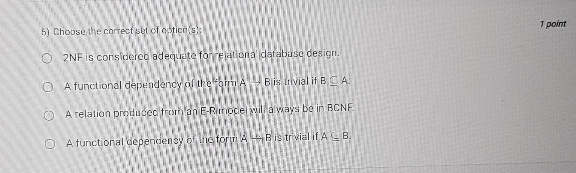 Solved 5) Consider the following relational schema for the | Chegg.com