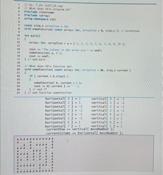 Solved 7.20 (What Does This Code Do?) What does the | Chegg.com