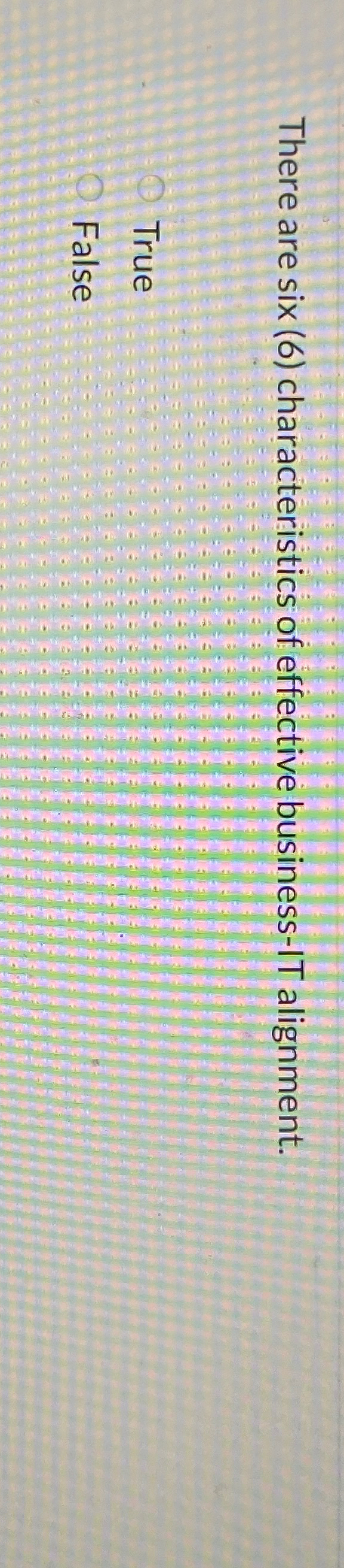 Solved There are six (6) ﻿characteristics of effective | Chegg.com