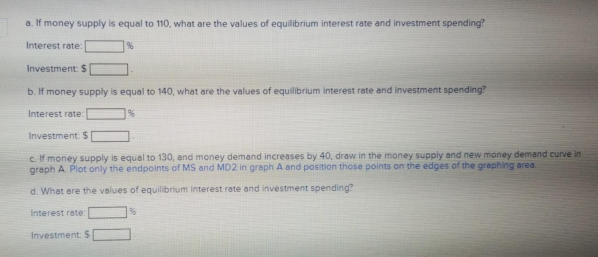 Solved The graph below shows information for the economy of | Chegg.com