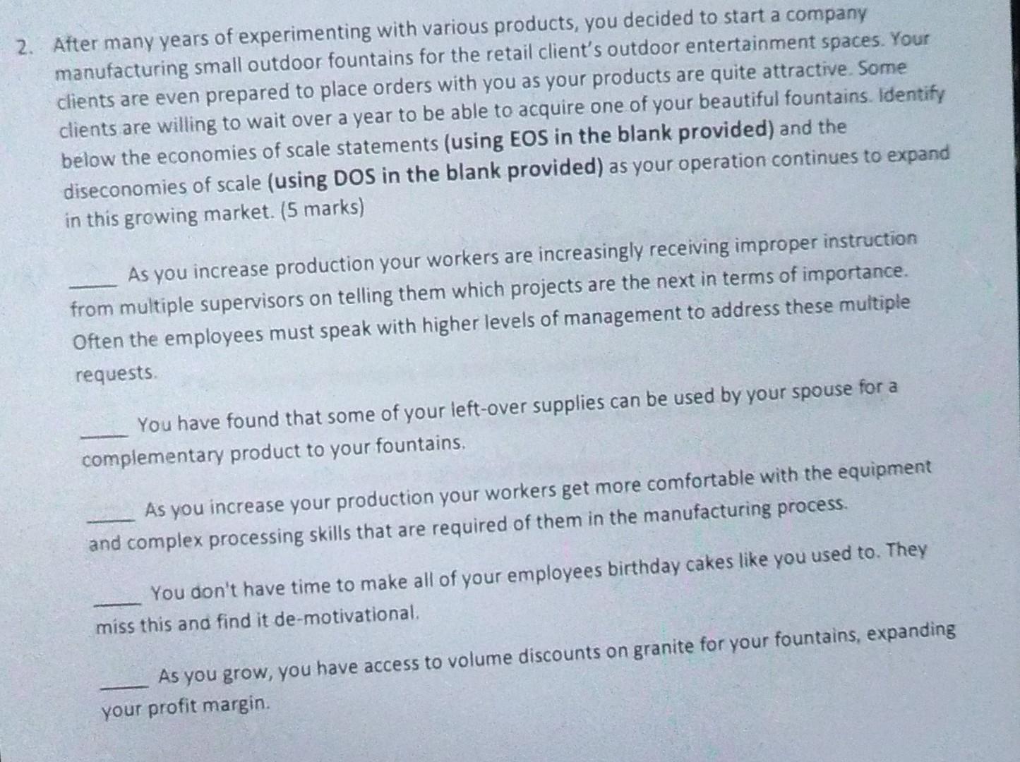 Solved After many years of experimenting with various | Chegg.com