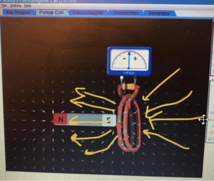 Solved Part II: Induction of current in the loop with an | Chegg.com