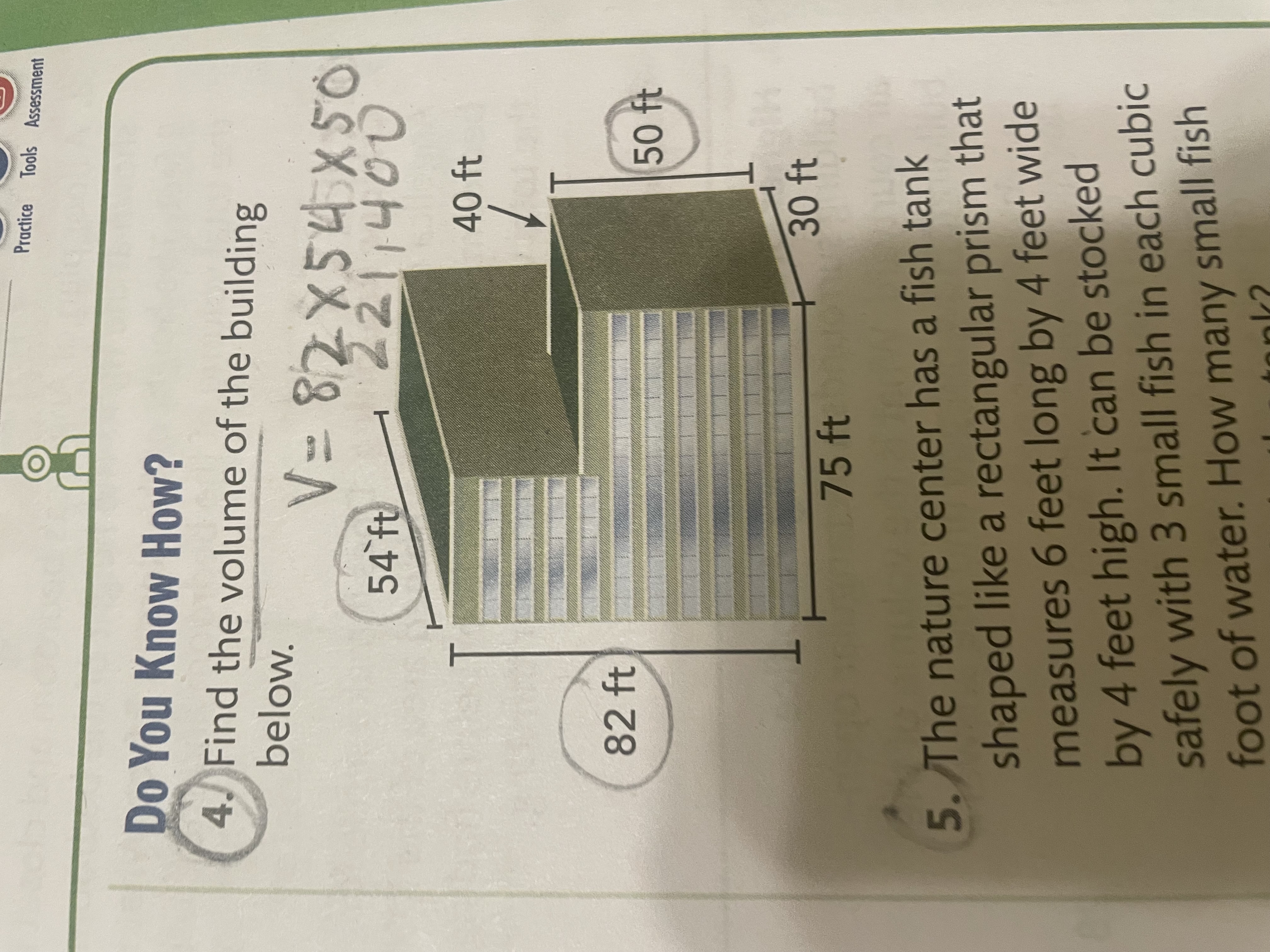 Solved Do You Know How?4. ﻿Find the volume of the building | Chegg.com