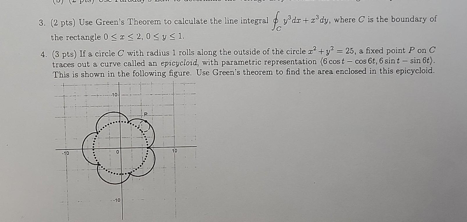 Solved problems 3 and 4 I am unsure how to evaluate please | Chegg.com