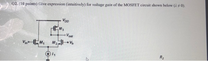 Solved Q2. (10 points) Give expression (intuitively) for | Chegg.com