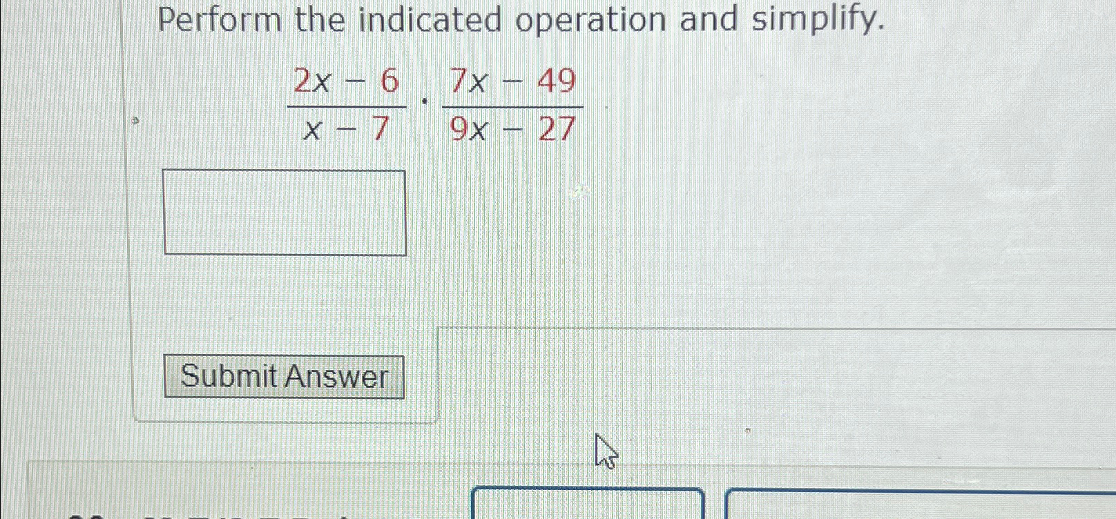 Solved Perform the indicated operation and | Chegg.com