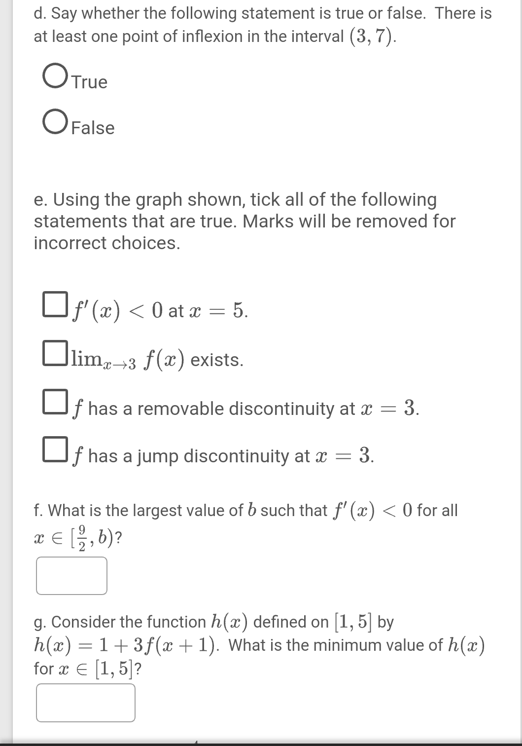 Solved The figure below shows part of the graph of an | Chegg.com