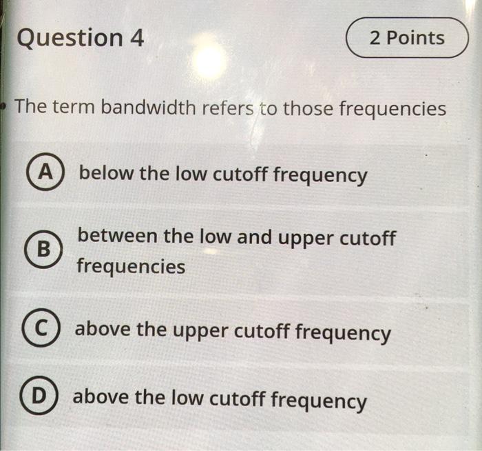 Solved The cut-off frequency of a first-order(single-pole) | Chegg.com