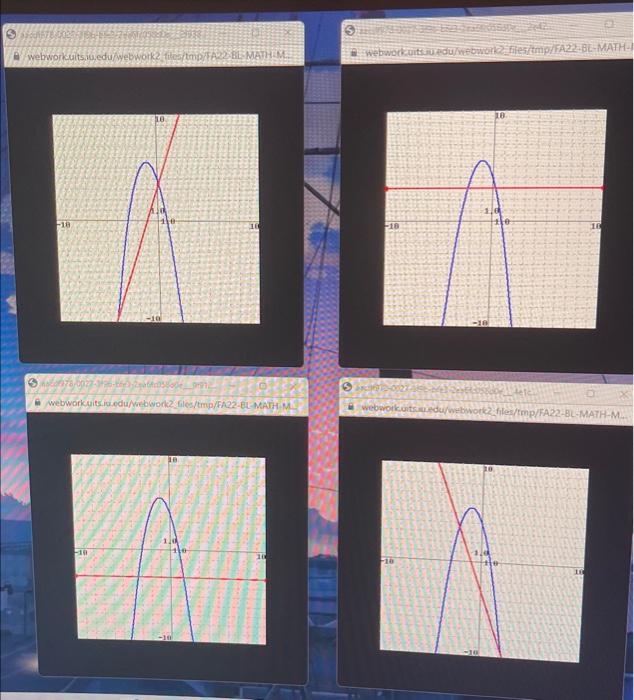Solved (1 point) f(x)=−1.5x2−3x+4 a) Find the first and | Chegg.com