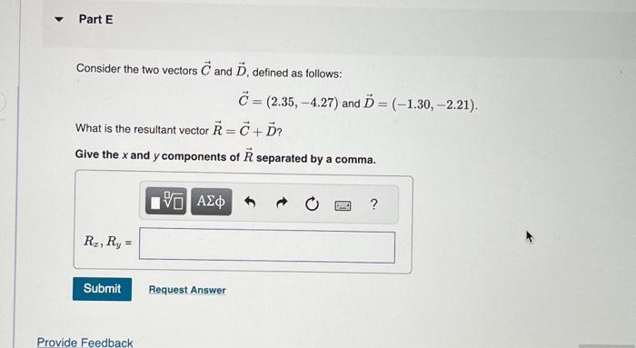 Solved What is the resultant velocity vector when you add | Chegg.com