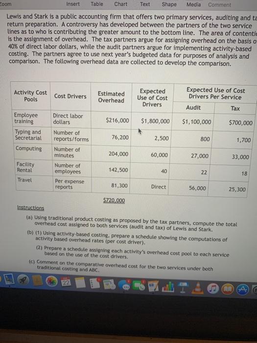 Solved Ecom Insert Table Chart Text Shape Media Comment | Chegg.com