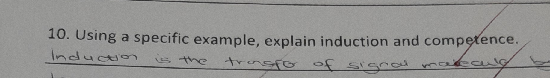 Solved Using a specific example, explain induction and | Chegg.com
