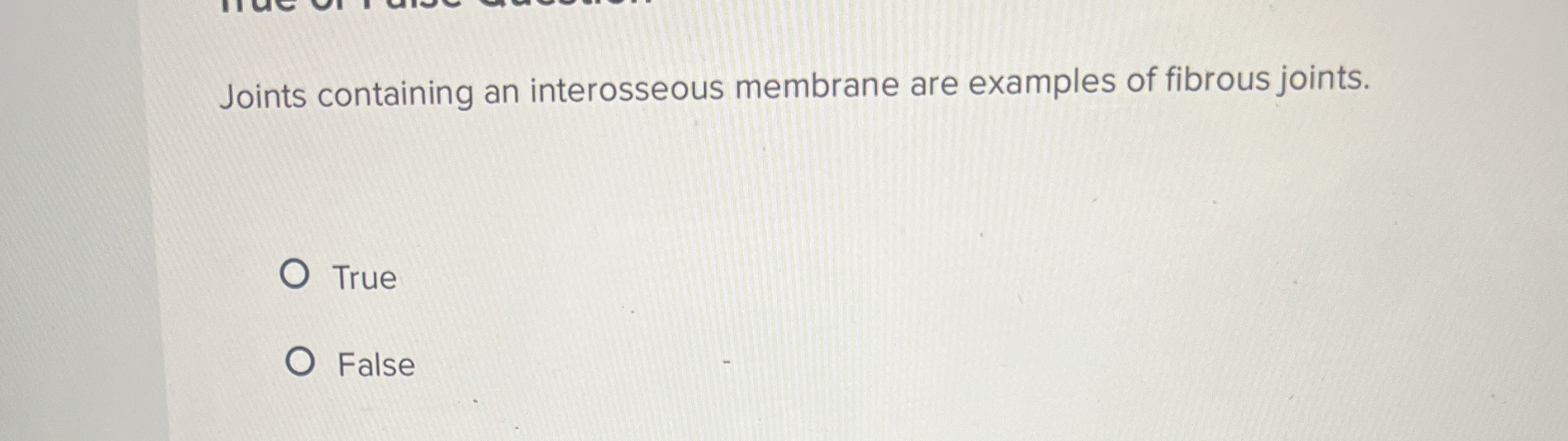 Solved Joints containing an interosseous membrane are | Chegg.com