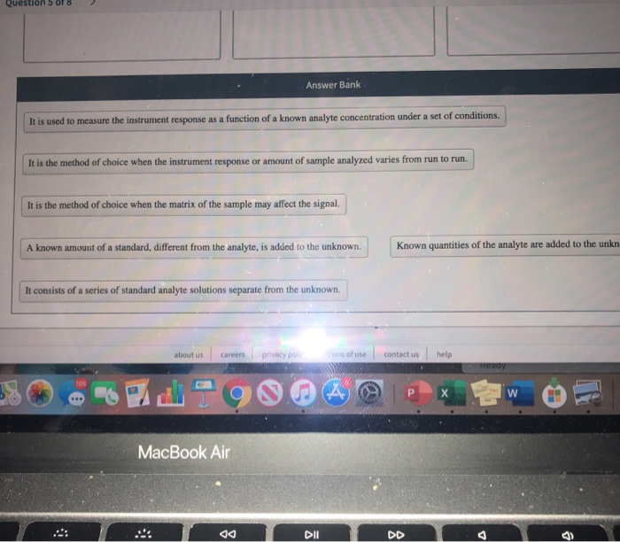 Solved Question 5 of 8 > Attempt 9 Classify the statements | Chegg.com