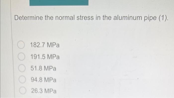 Solved Two identical steel [E = 200GPa ] pipes, each with a | Chegg.com