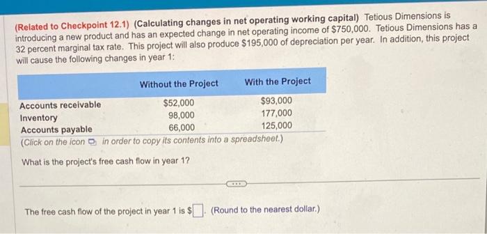 Solved (Related to Checkpoint 12.1) (Calculating changes in | Chegg.com