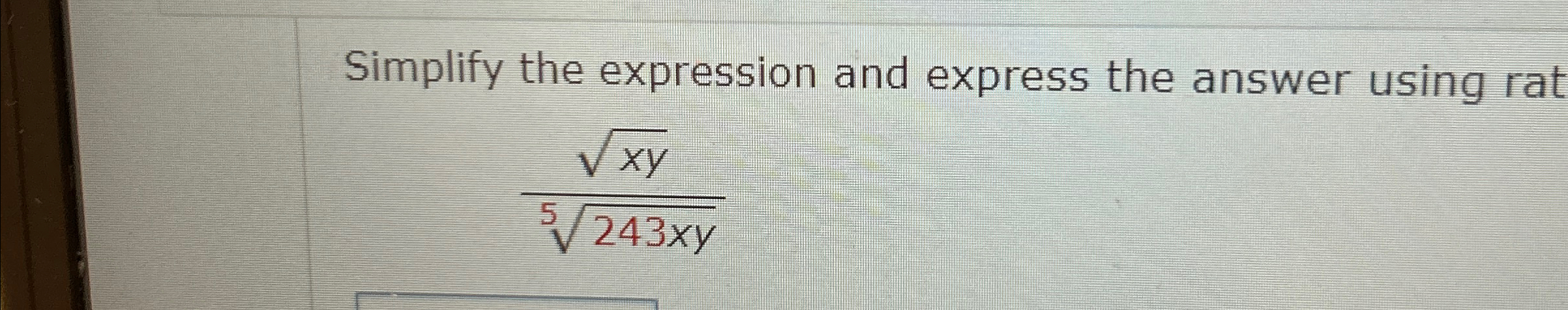 Solved Simplify the expression and express the answer using | Chegg.com