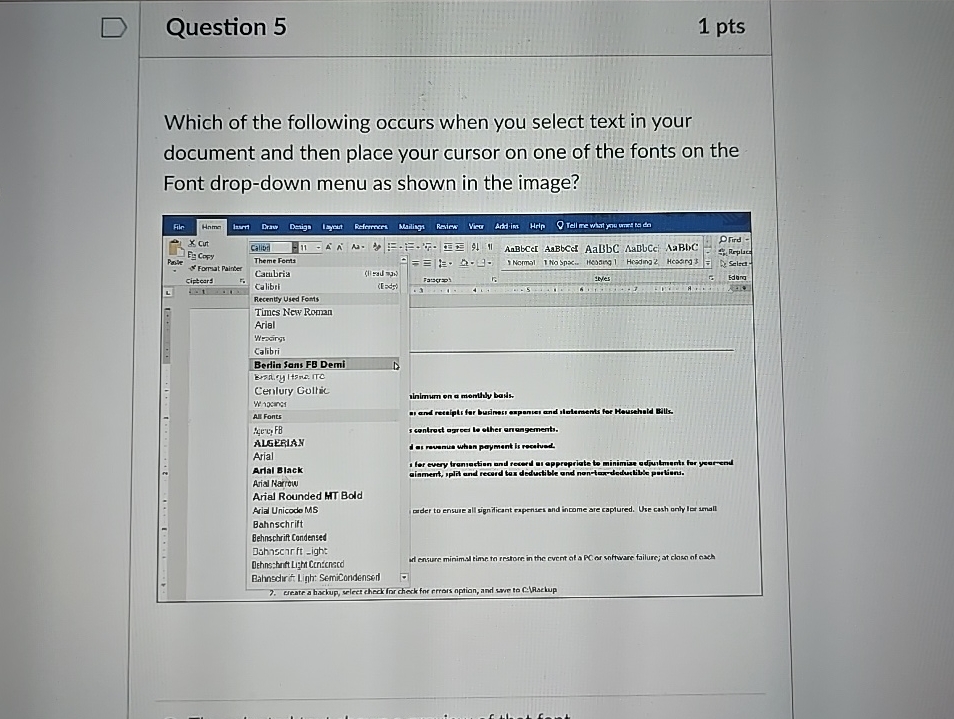 Solved Question 51 ﻿ptsWhich of the following occurs when | Chegg.com