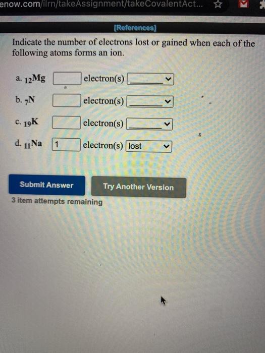 Solved enow.com/ilm/takeAssignment/takeCovalentAct... ☆ | Chegg.com