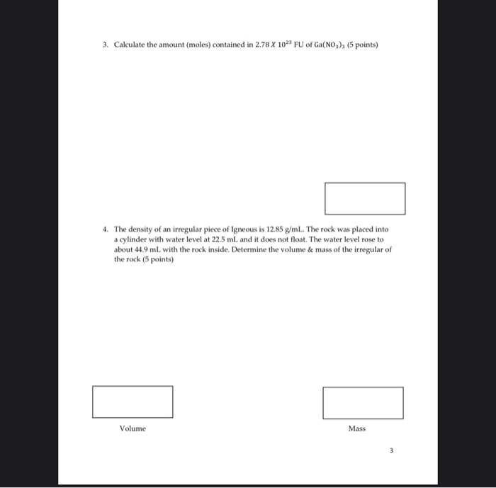 Solved 1 Using Calculations Determine Which One Of The