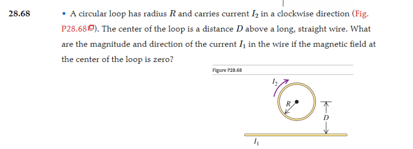 Solved 28.68 - ﻿A circular loop has radius \( ﻿R \) ﻿and | Chegg.com