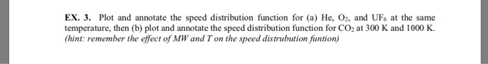 Solved Ex 3 Plot And Annotate The Speed Distribution 7645
