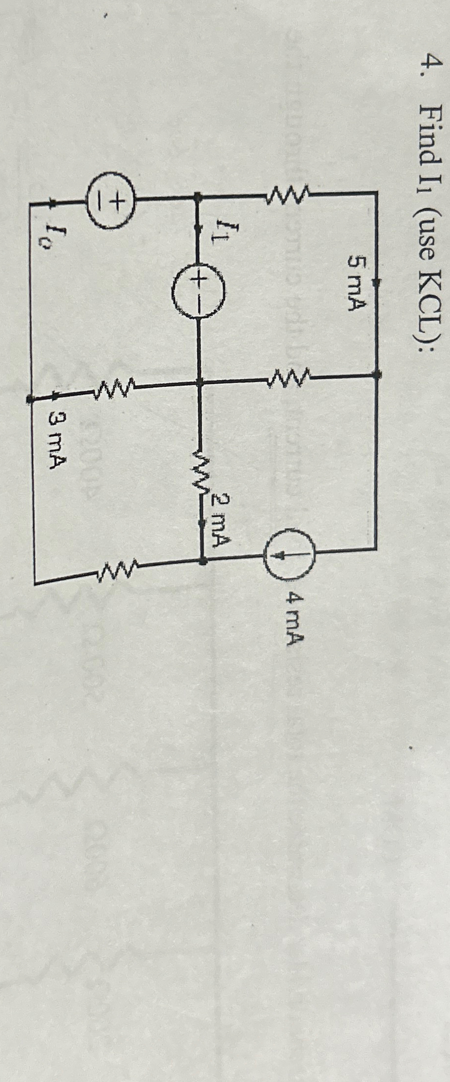 Solved Find I1 (use KCL ): | Chegg.com Solved Find I1 (use KCL ): | Chegg.com