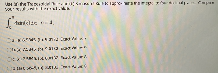 Solved Find a bound on the error in approximating the | Chegg.com