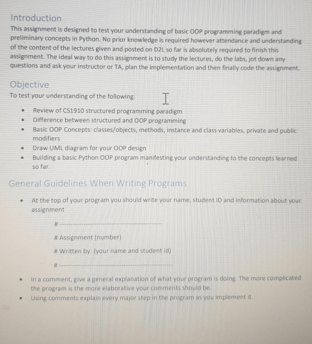 Solved Introduction This assignment is designed to test your | Chegg.com