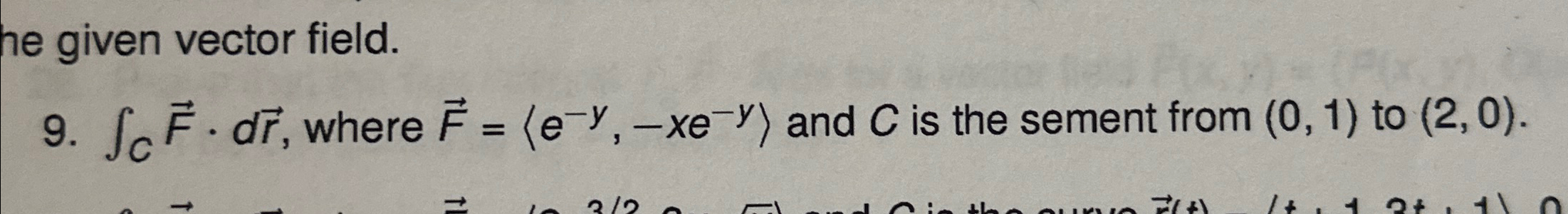 Solved Solve using the fundamental Theorim of Path | Chegg.com
