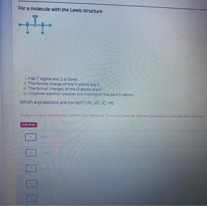 Solved For a molecule with the Lewis structure HOI Has 7 | Chegg.com