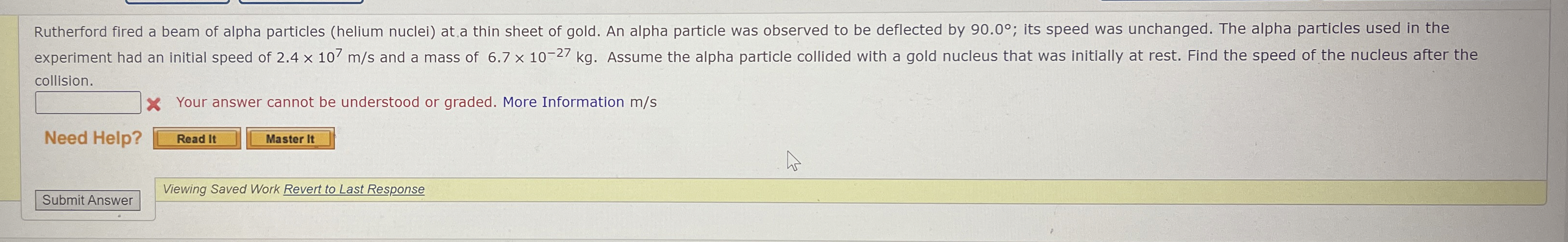 Solved Rutherford fired a beam of alpha particles (helium | Chegg.com