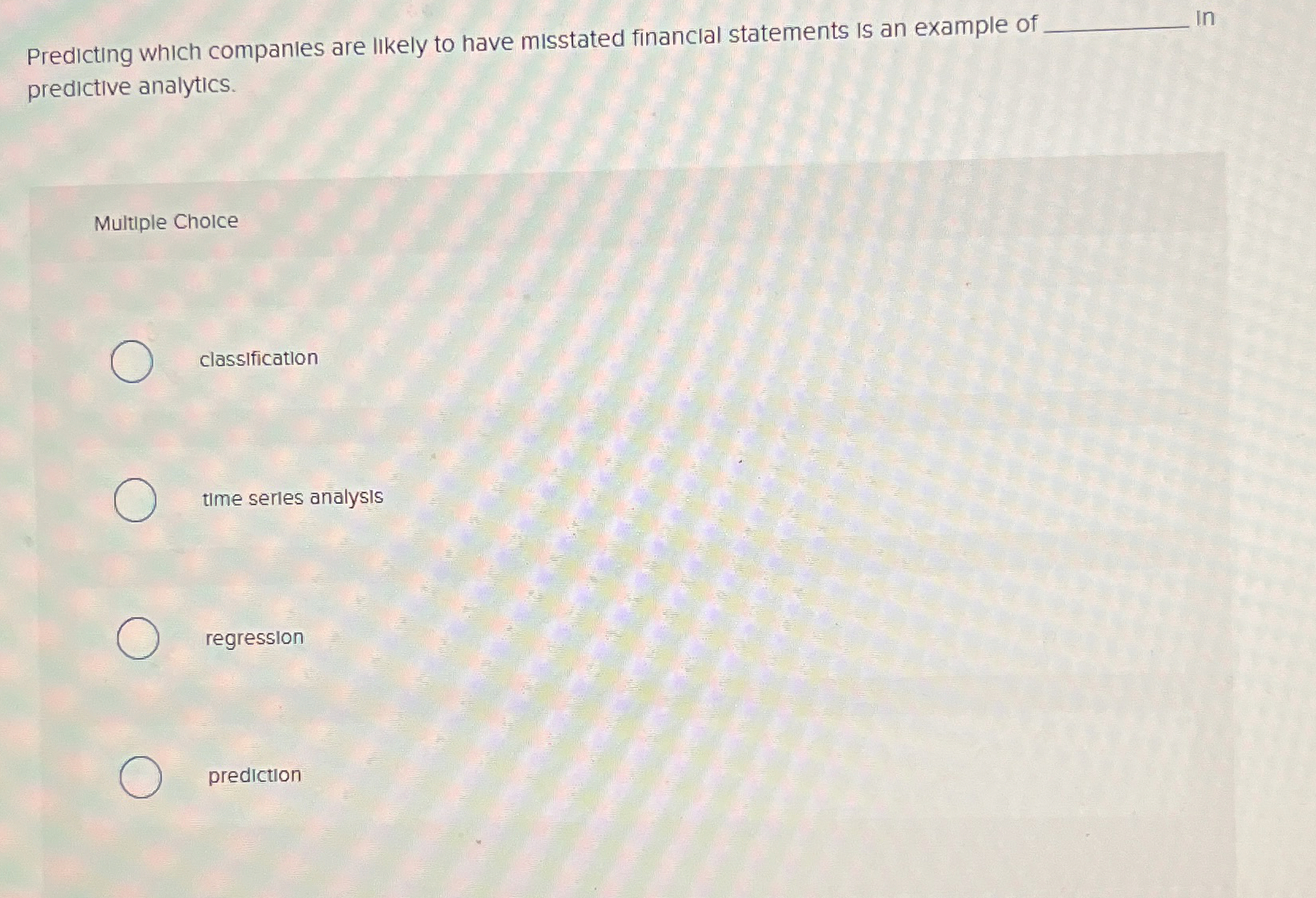 Solved Predicting which companies are likely to have | Chegg.com