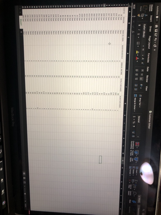 CIS 200 Excel Assignment File: Customer Edited | Chegg.com