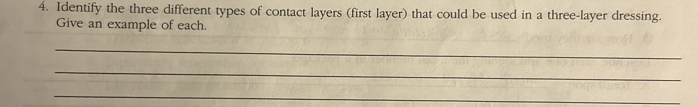 Solved Identify the three different types of contact layers | Chegg.com