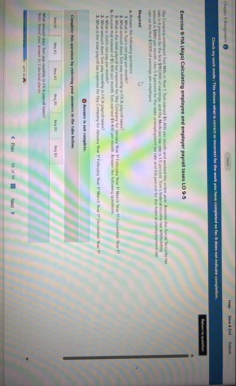 Solved Chapter 9 ﻿AssignmentSovedHelpSove 8 ﻿ExitSubmitCheck | Chegg.com