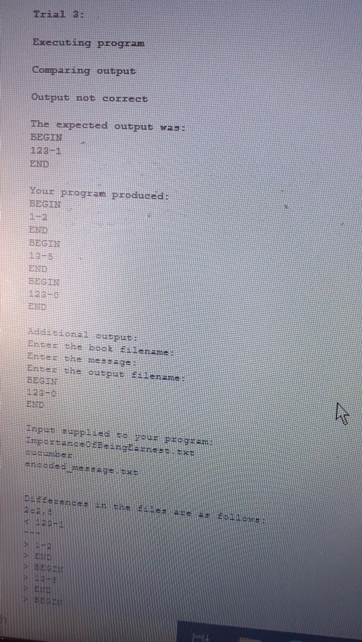 Solved and execute without detag. Use arrow keys for | Chegg.com
