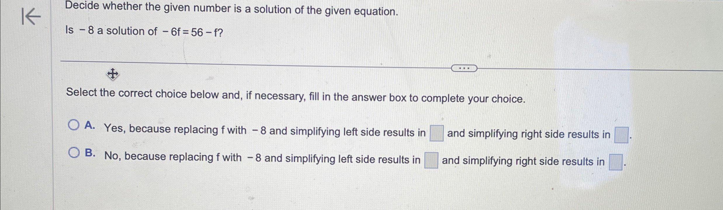 Solved Decide whether the given number is a solution of the | Chegg.com