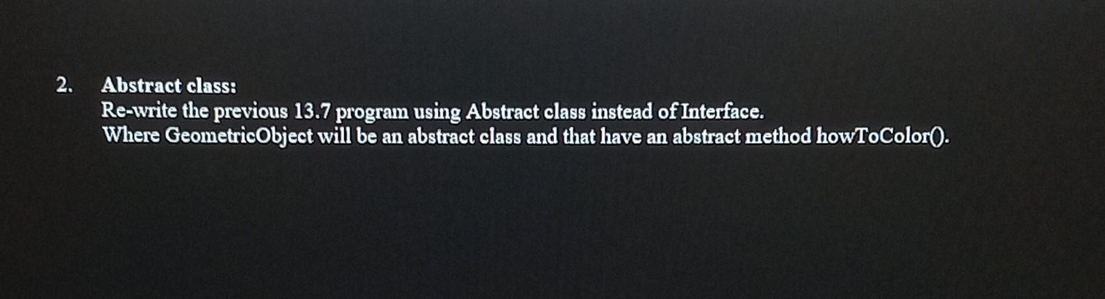 Solved Do the following activities and submit your java code | Chegg.com