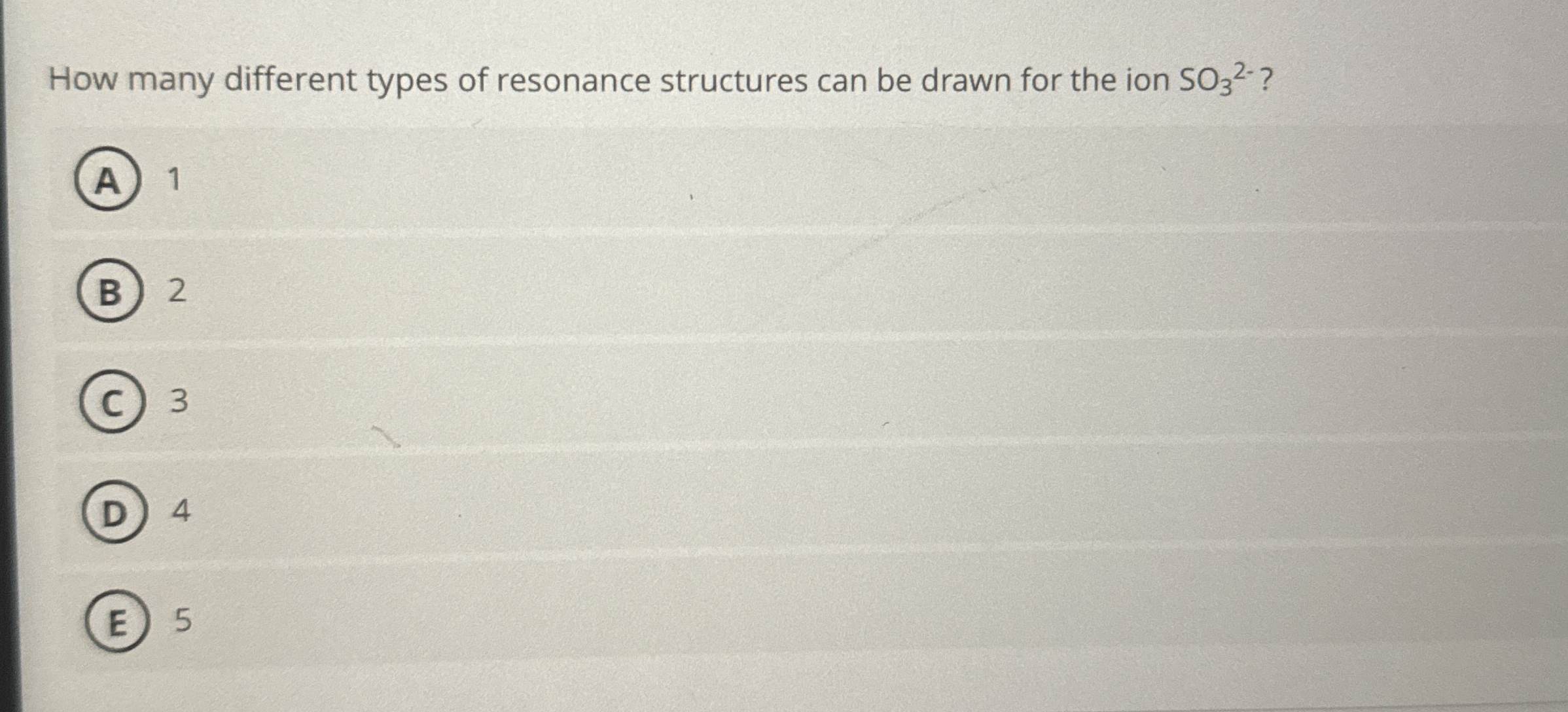 Solved How many different types of resonance structures can | Chegg.com