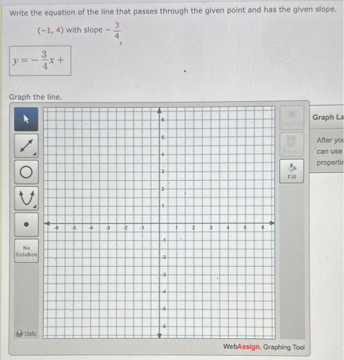 Solved Write the equation of the line that passes through | Chegg.com