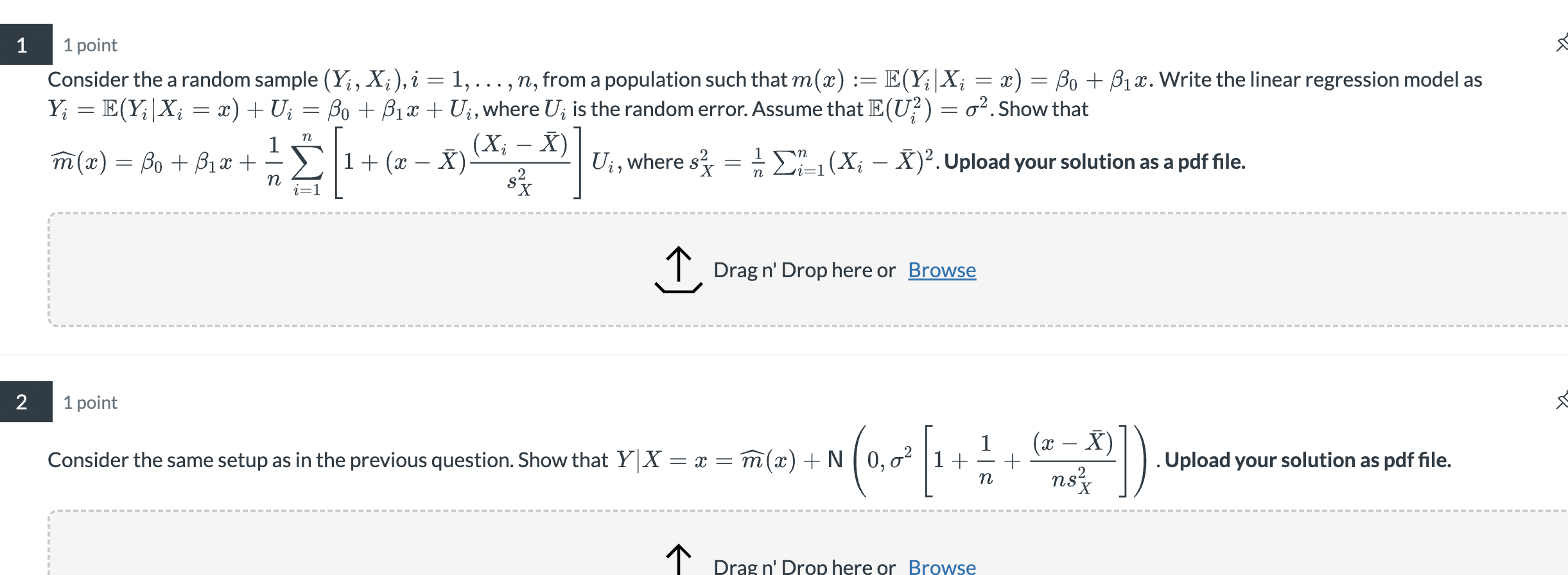 Solved Consider the same setup as in the previous question. | Chegg.com