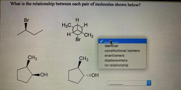 Solved What is the relationship between each pair of | Chegg.com